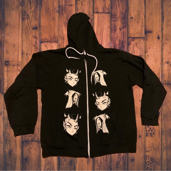Hot Topic | Shirts | Botdf Blood On The Dance Floor Anime Hoodie Scene ...